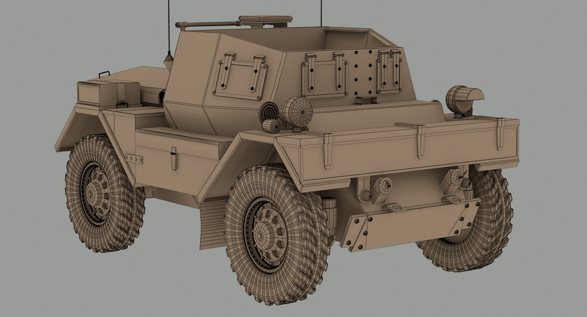 Ww2 Daimler Dingo Armored 3ds