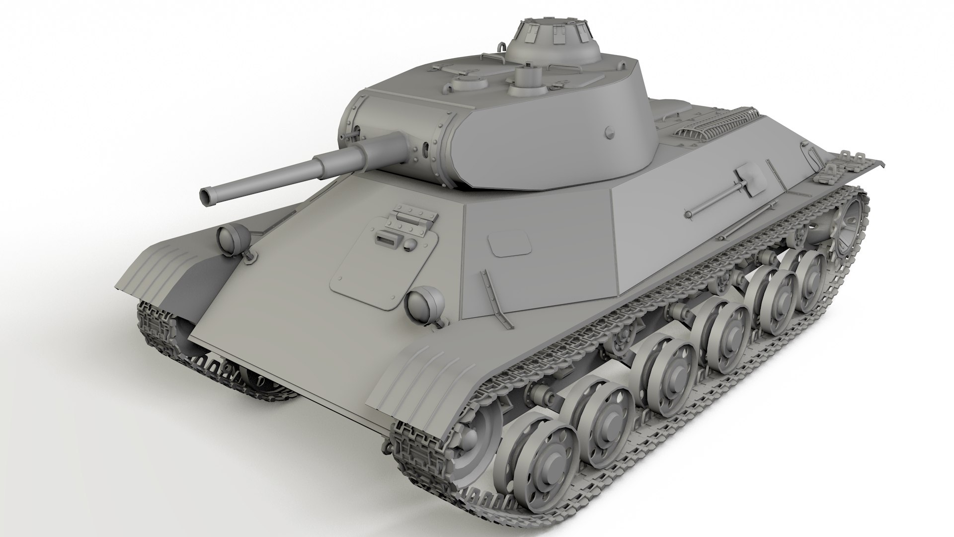 T-50 light tank soviet 3D model - TurboSquid 1327814