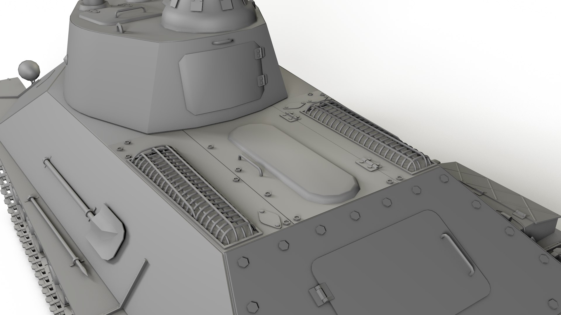 T-50 Light Tank Soviet 3D Model - TurboSquid 1327814