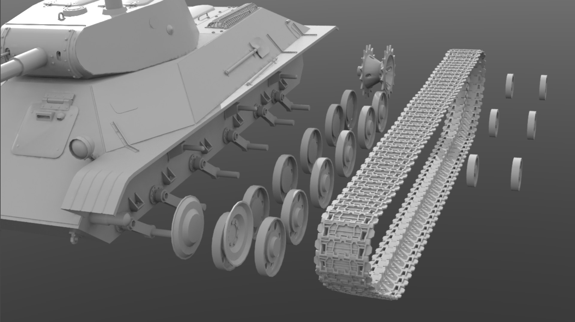 T-50 Light Tank Soviet 3D Model - TurboSquid 1327814