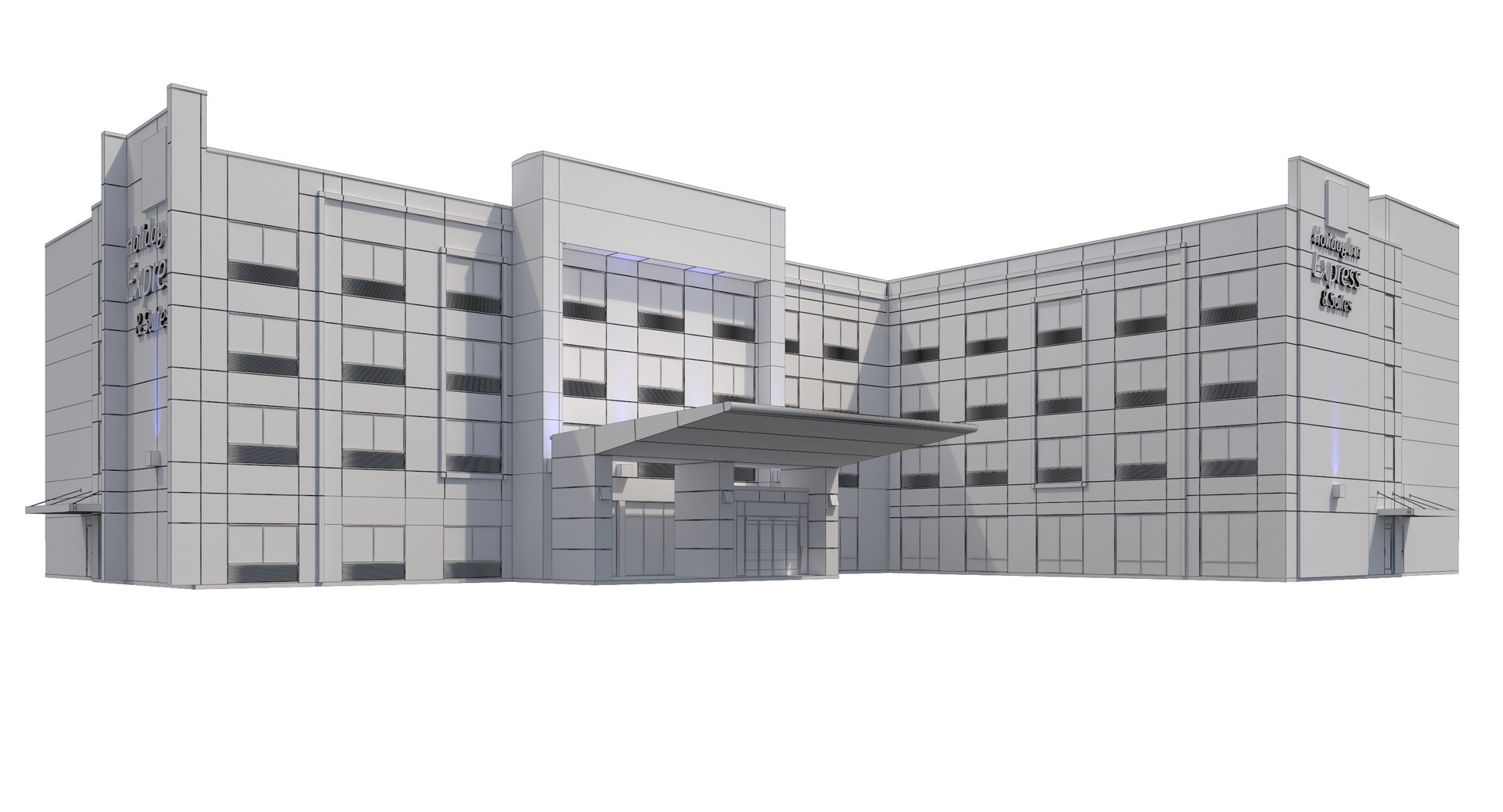 3D Model Holiday Inn Hotel - TurboSquid 1285893