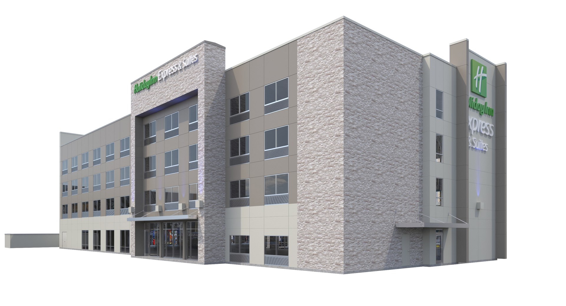 3D Model Holiday Inn Hotel - TurboSquid 1285893
