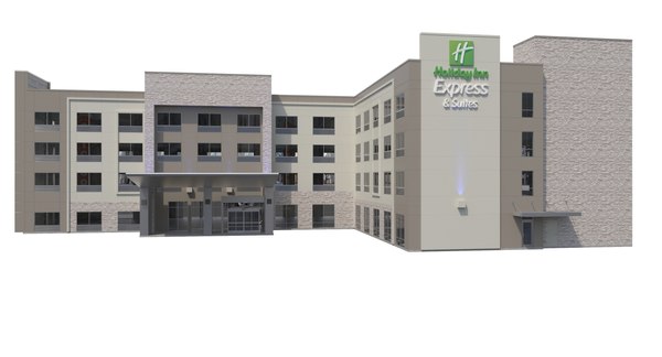 3D model holiday inn hotel - TurboSquid 1285893