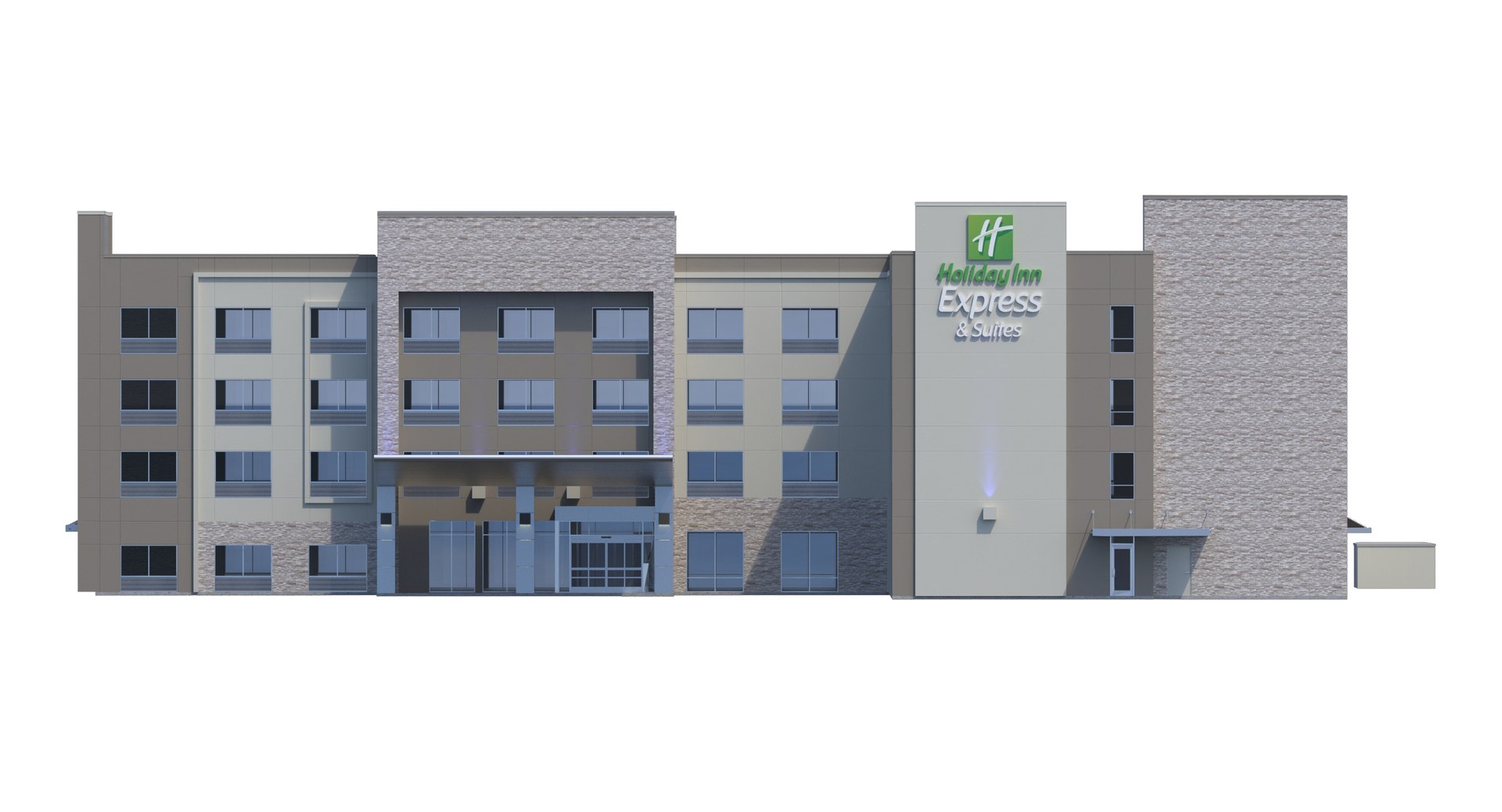 3D Model Holiday Inn Hotel - TurboSquid 1285893