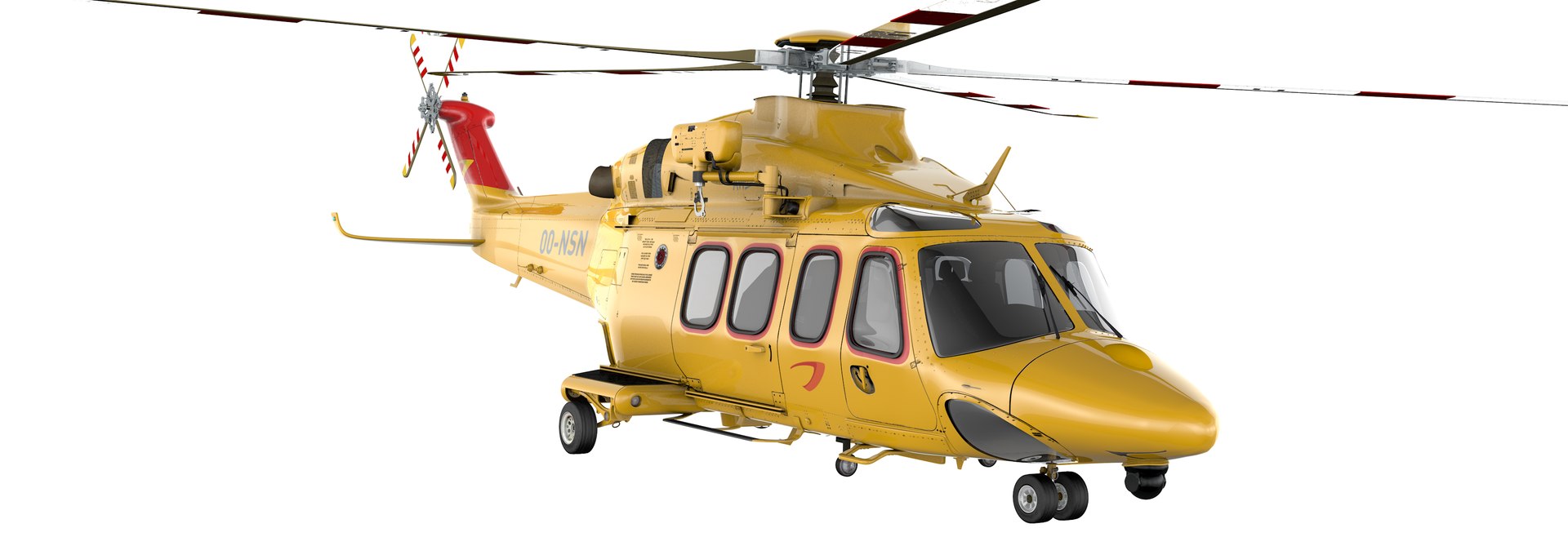 3D Model AW139 NHV Helicopters L2229 - TurboSquid 2289793