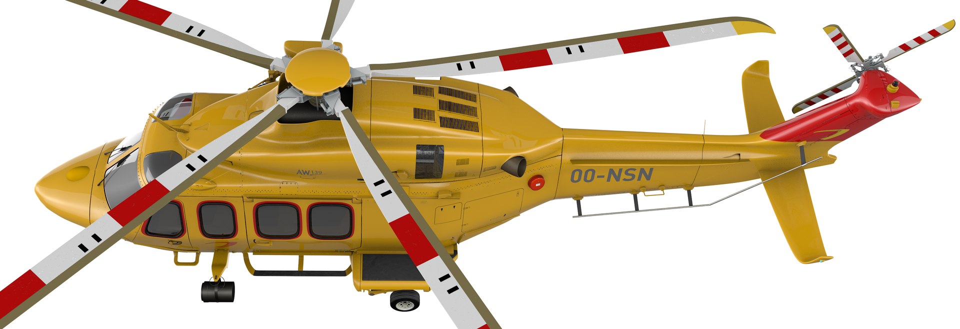 3D Model AW139 NHV Helicopters L2229 - TurboSquid 2289793
