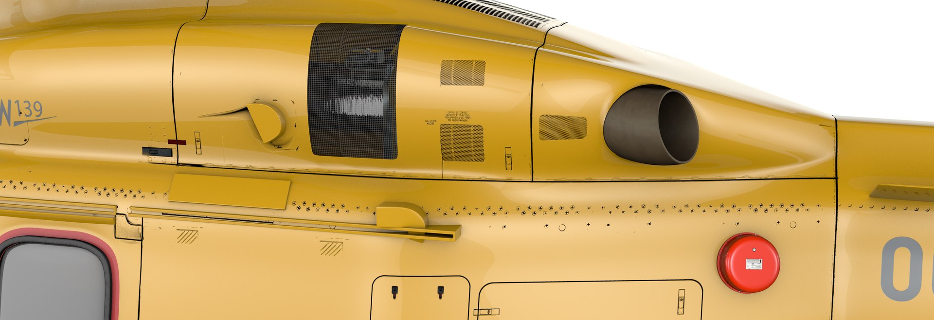 3D Model AW139 NHV Helicopters L2229 - TurboSquid 2289793