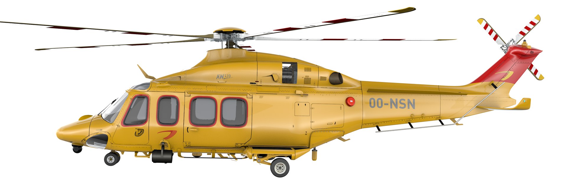 3D Model AW139 NHV Helicopters L2229 - TurboSquid 2289793
