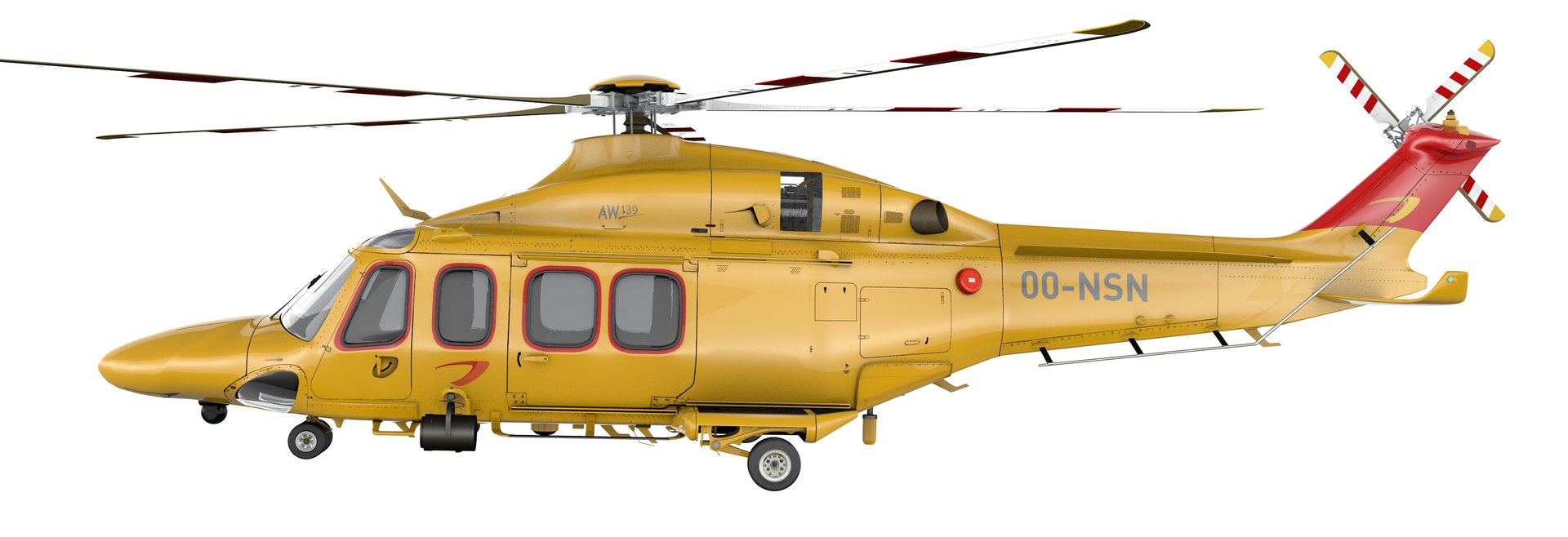 3D Model AW139 NHV Helicopters L2229 - TurboSquid 2289793