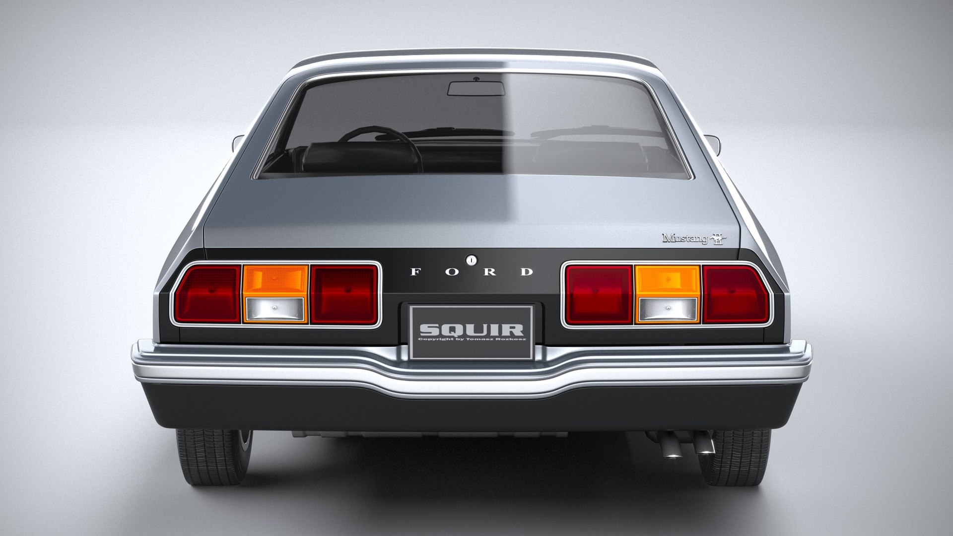 3D Ford Mustang MK2 1974 Model - TurboSquid 1876392