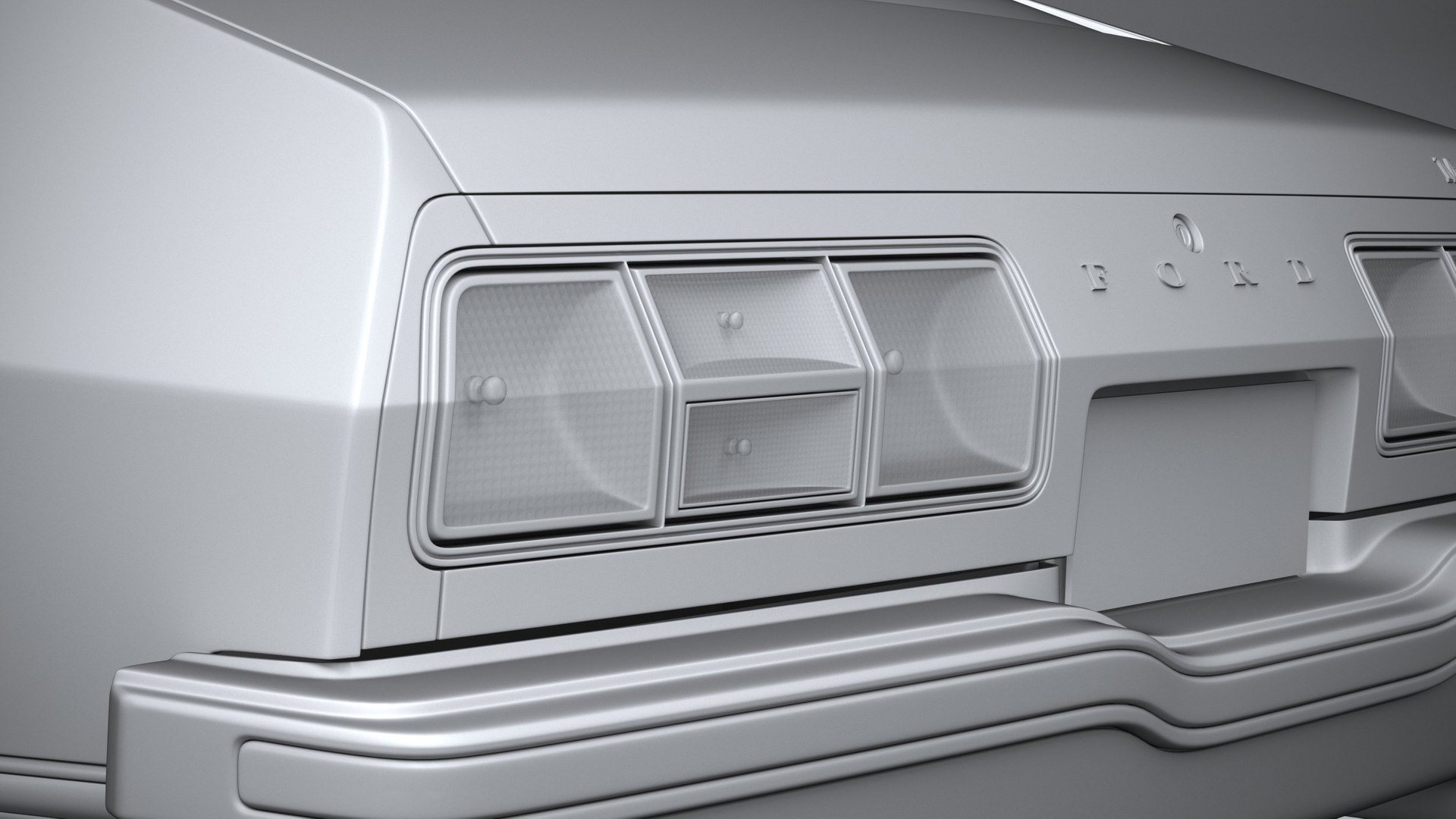 3D Ford Mustang MK2 1974 Model - TurboSquid 1876392