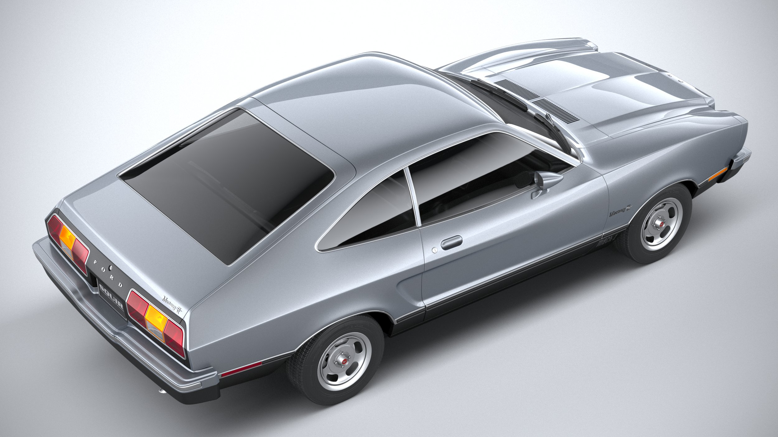 modèle 3D de Ford Mustang MK2 1974 - TurboSquid 1876392