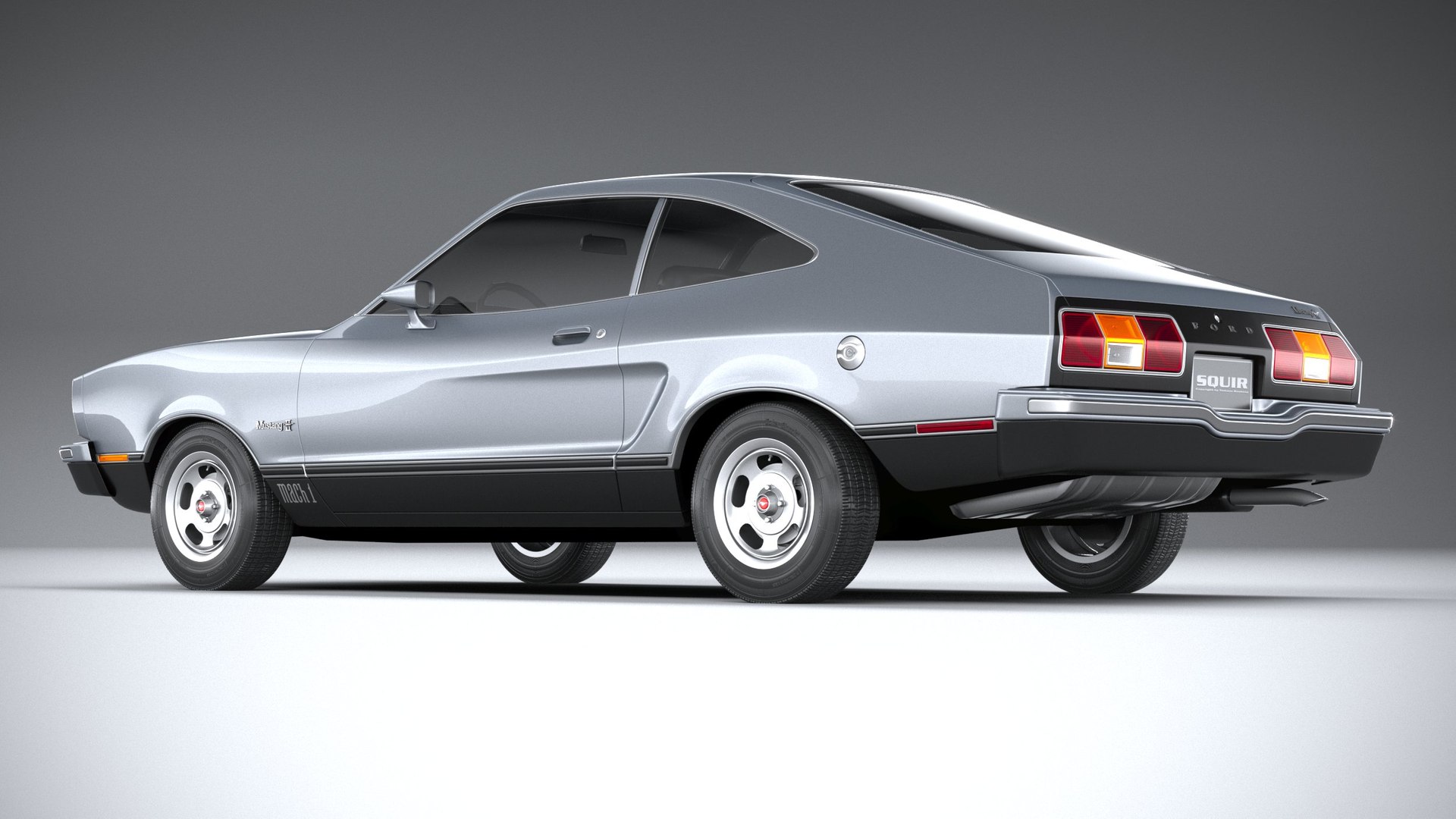 3D Ford Mustang MK2 1974 Model - TurboSquid 1876392
