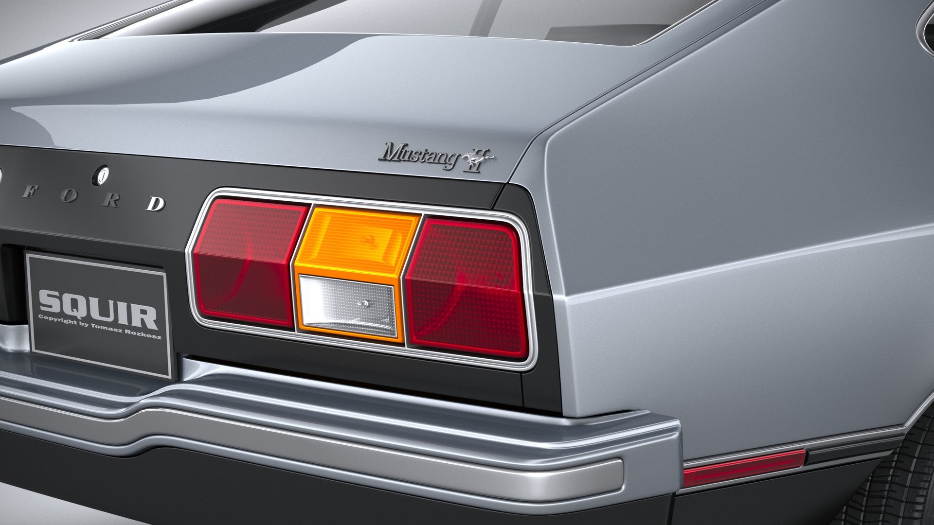 3D Ford Mustang MK2 1974 Model - TurboSquid 1876392