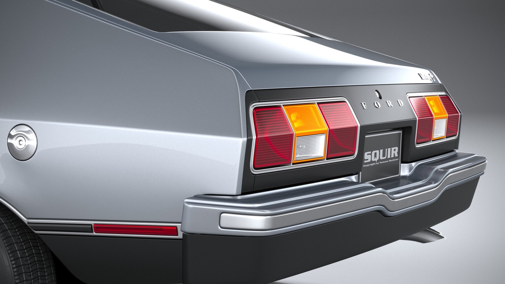 3D Ford Mustang MK2 1974 Model - TurboSquid 1876392