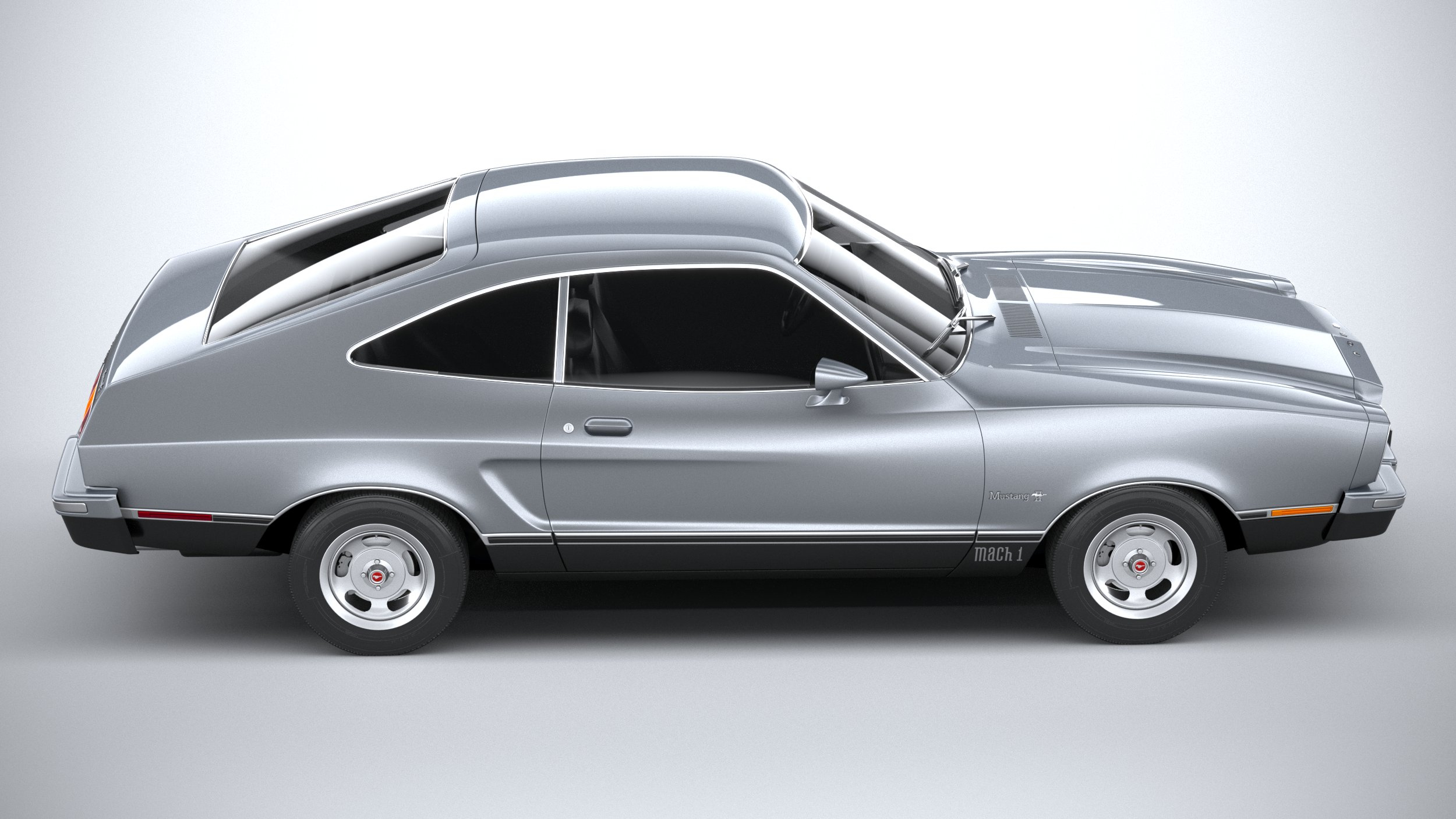 modelo 3d Ford Mustang MK2 1974 - TurboSquid 1876392