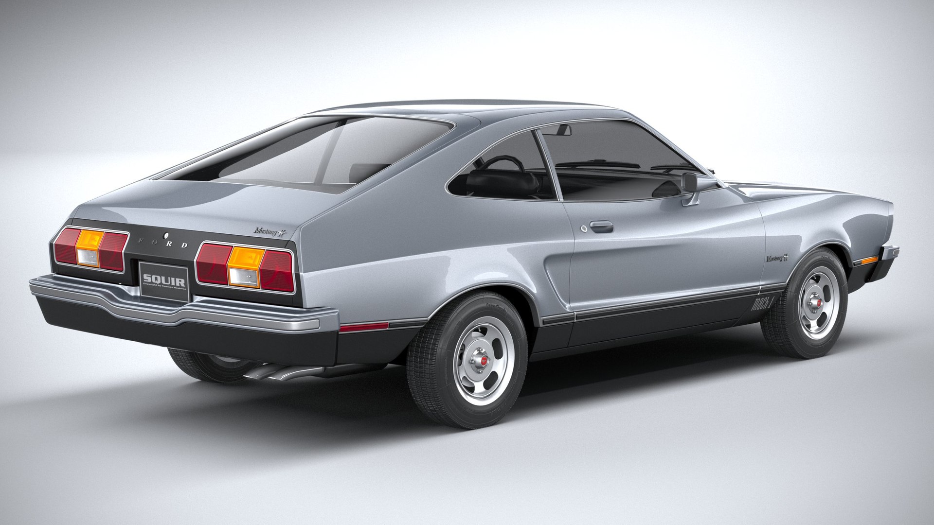 3D Ford Mustang MK2 1974 Model - TurboSquid 1876392