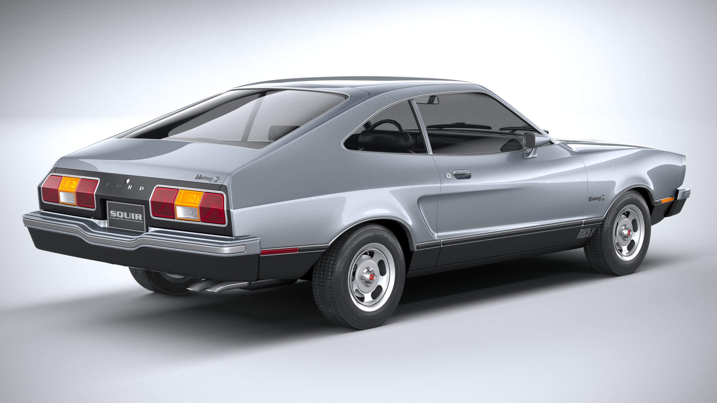 modelo 3d Ford Mustang MK2 1974 - TurboSquid 1876392