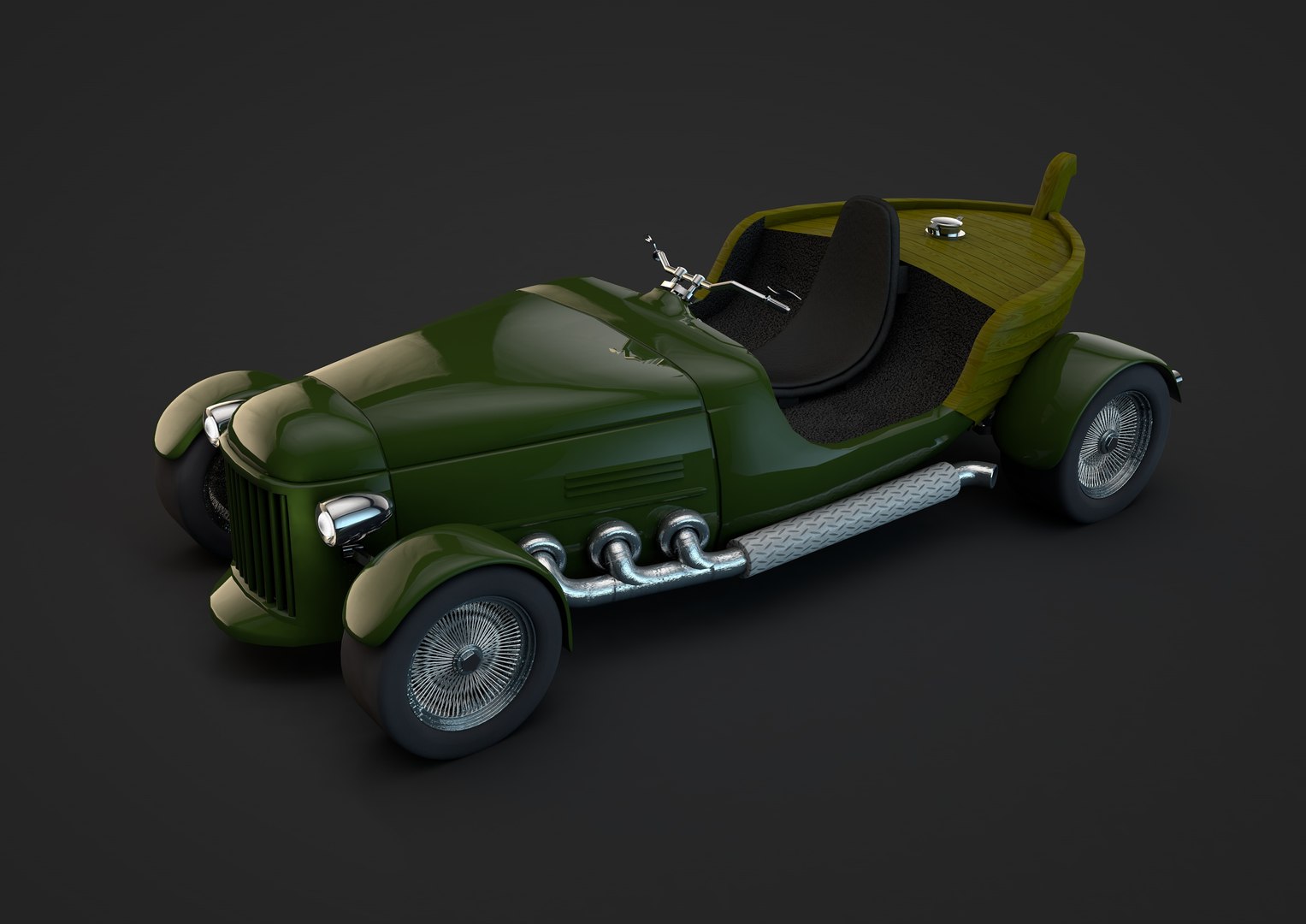 Cinema4d Bike Car Custom Designed