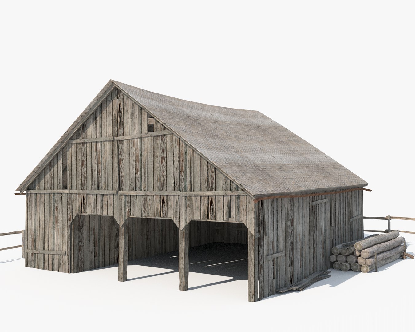 3D farm barn - TurboSquid 1214053