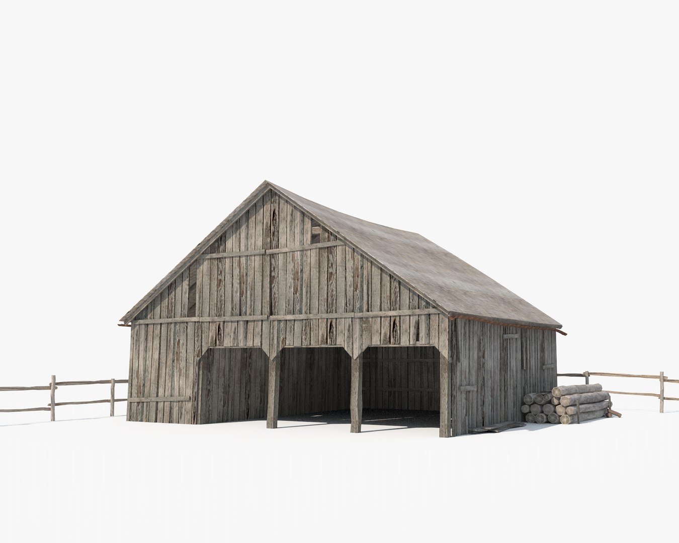3D farm barn - TurboSquid 1214053