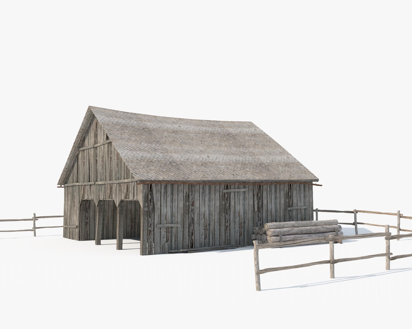 3D farm barn - TurboSquid 1214053
