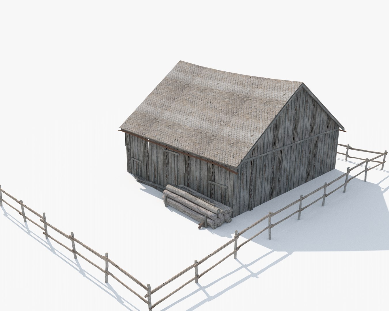 3D farm barn - TurboSquid 1214053
