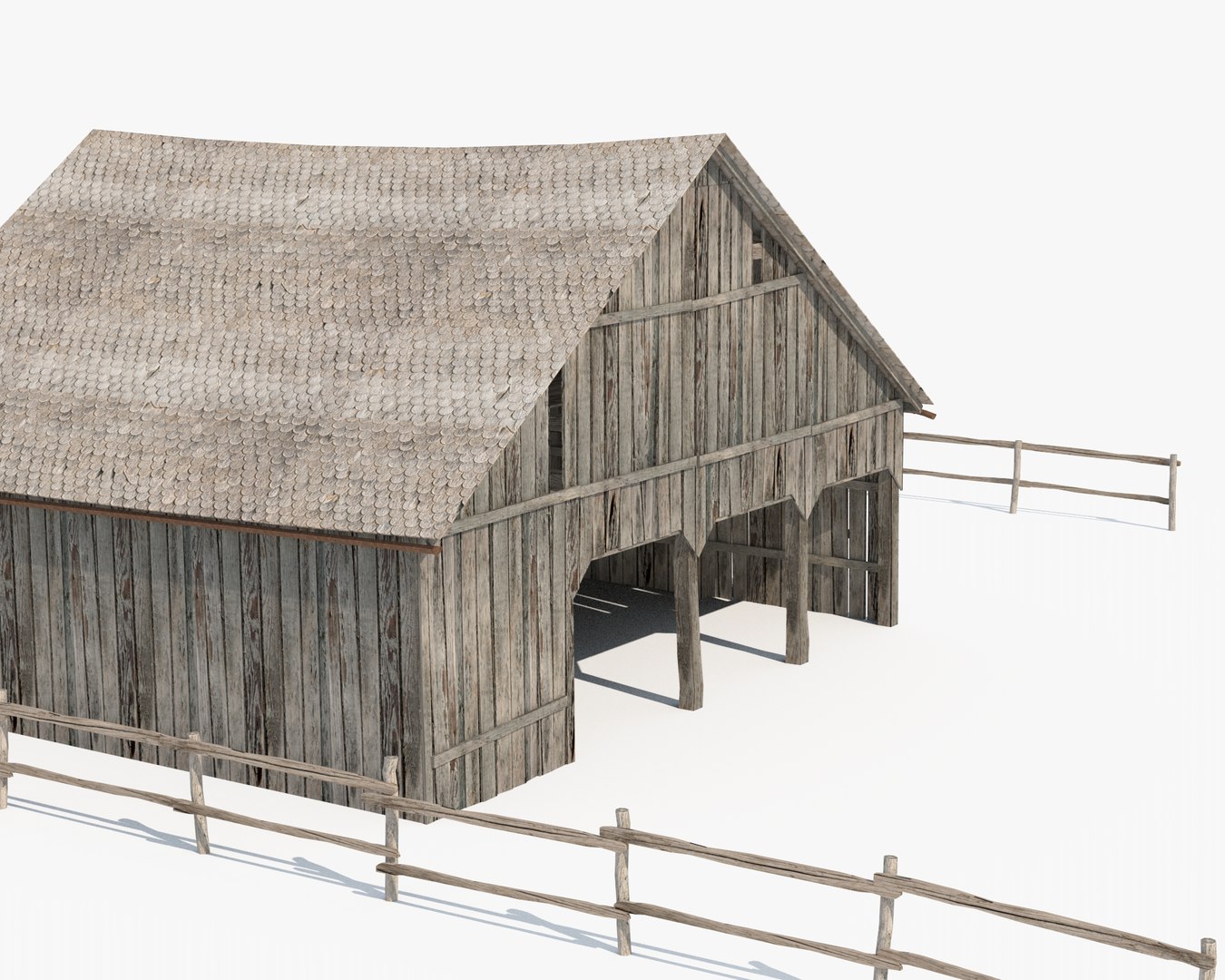 3D farm barn - TurboSquid 1214053
