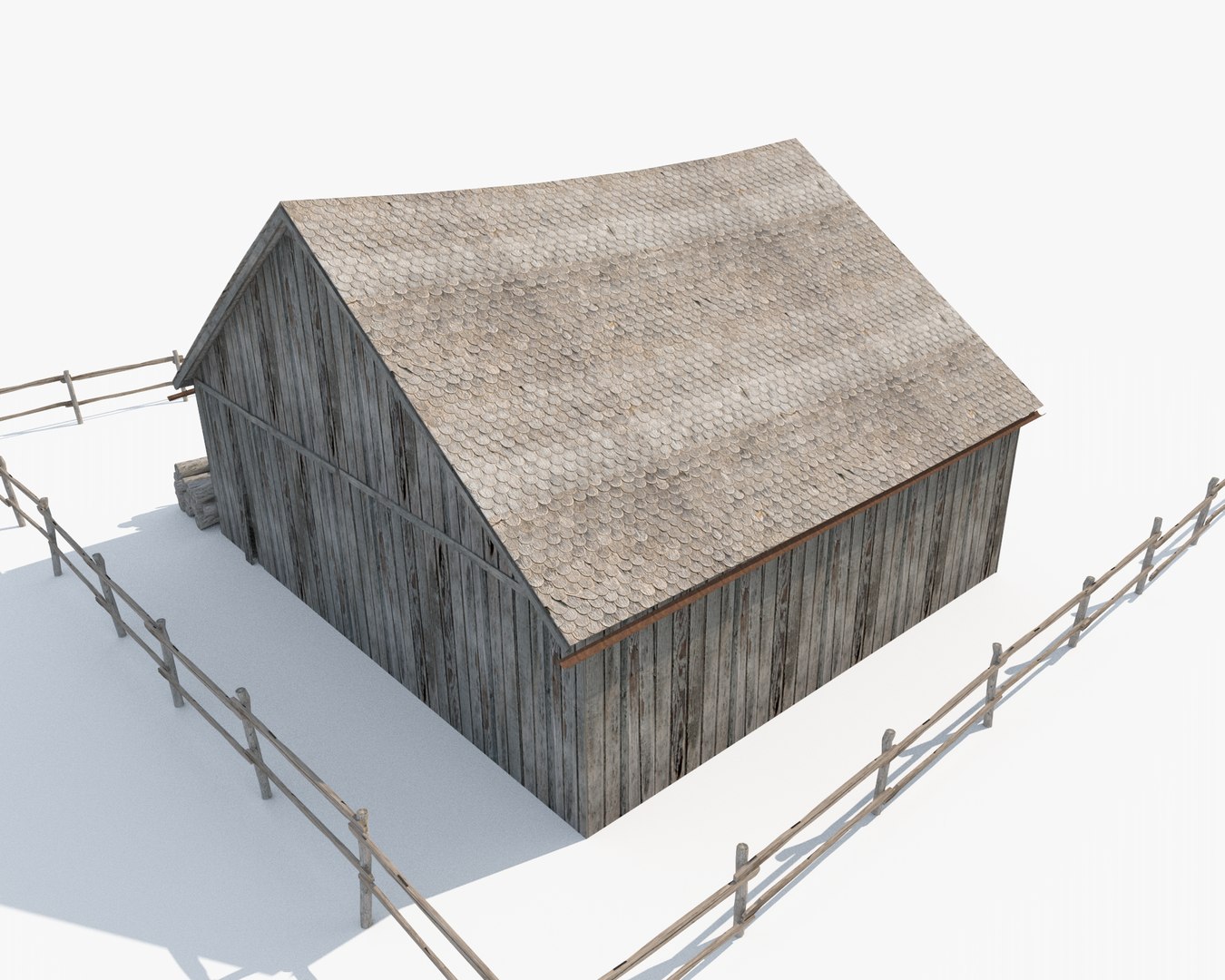3D farm barn - TurboSquid 1214053