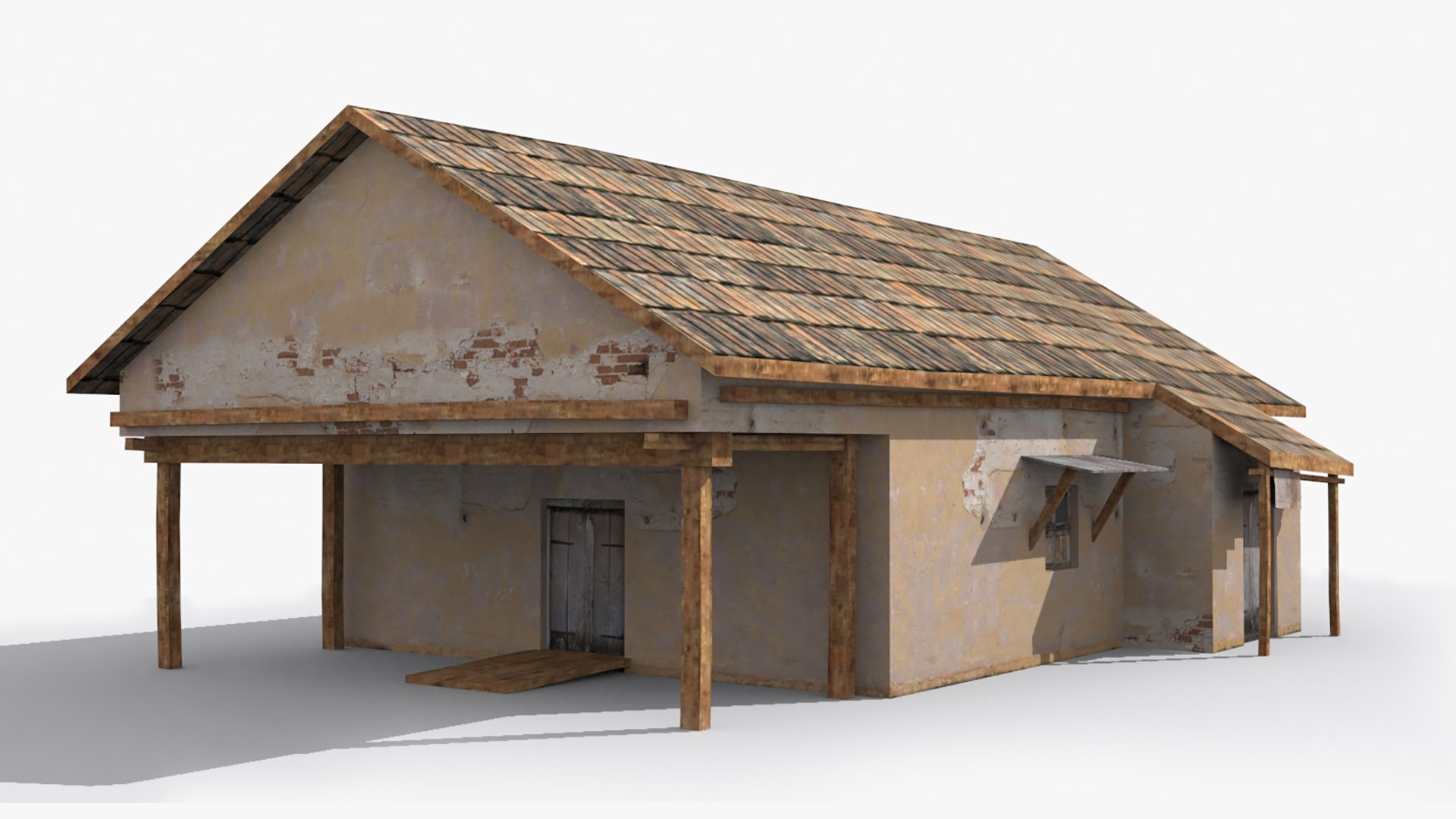 Slum Shanty Hut 3D Model - TurboSquid 1666361