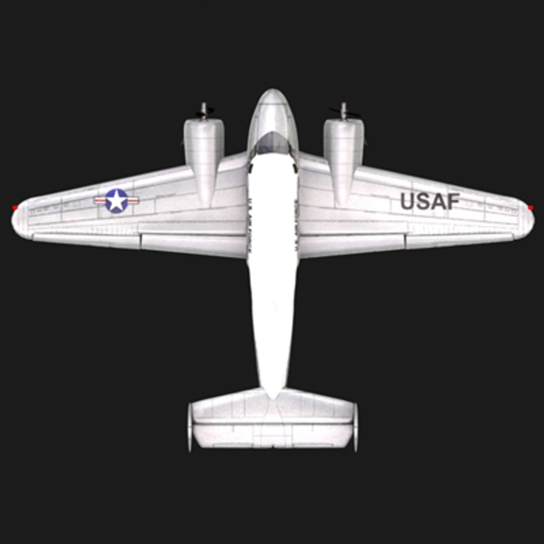 3d Plane C-45h Twin Model