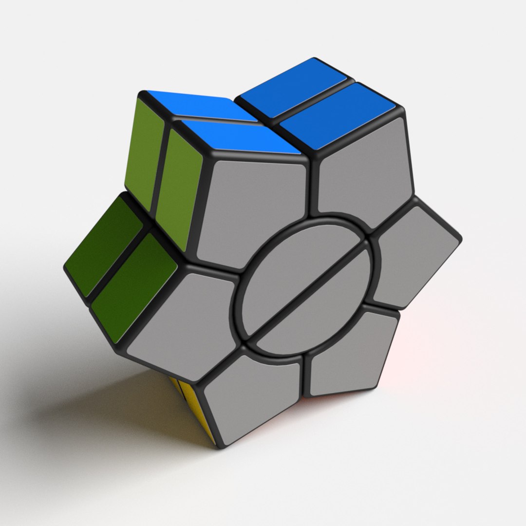 3D Model Rare Cube Puzzle Hexagonal - TurboSquid 1164895