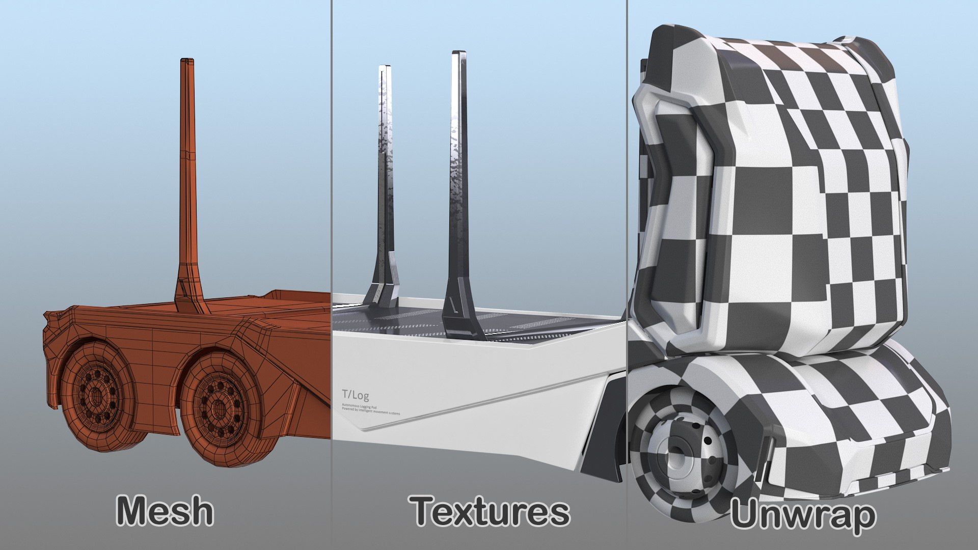 Autonomous Electric Robo Trucks Collection 3D Model - TurboSquid 1744777