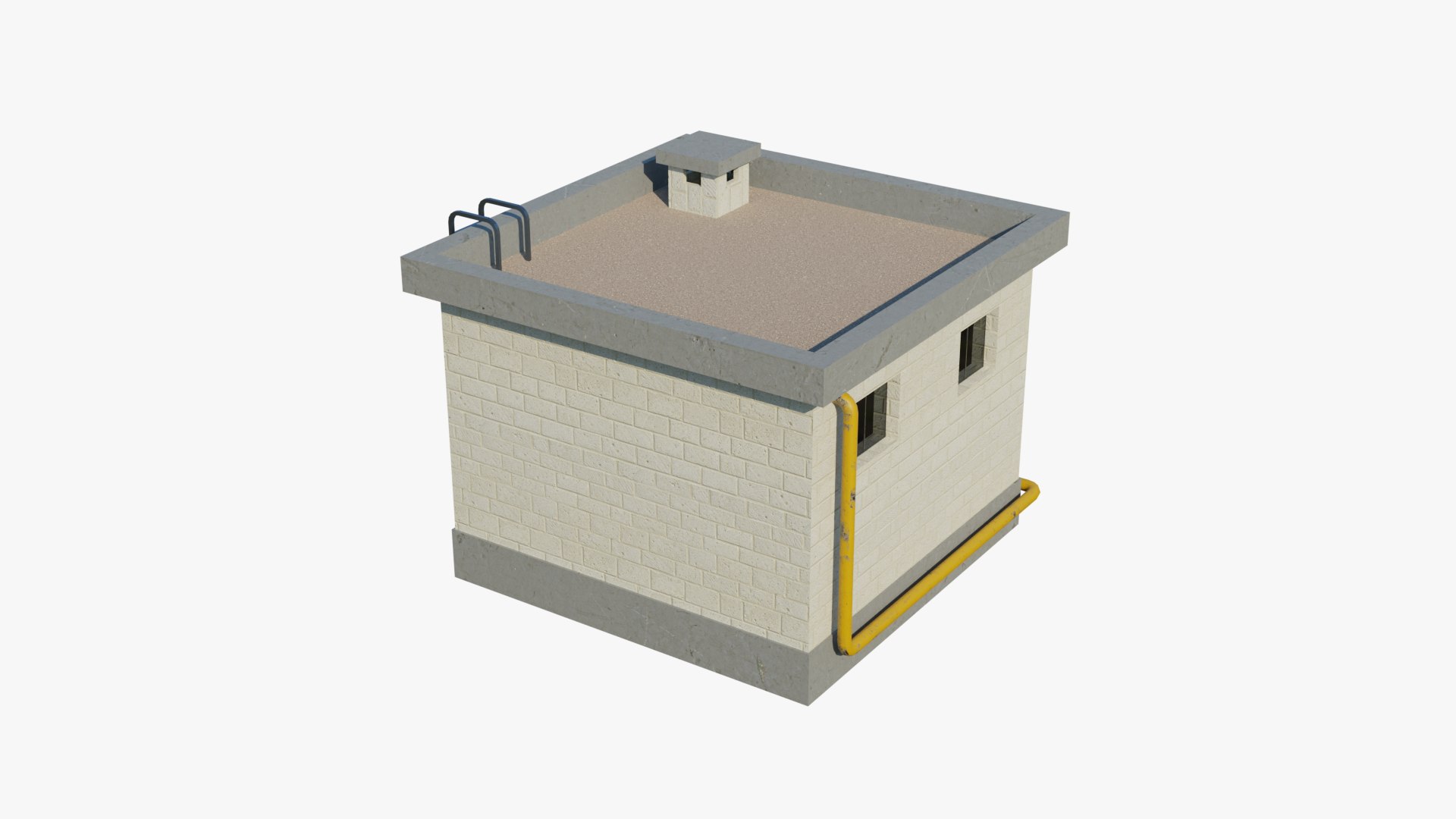 Rooftop Exit 3D Model - TurboSquid 2080537