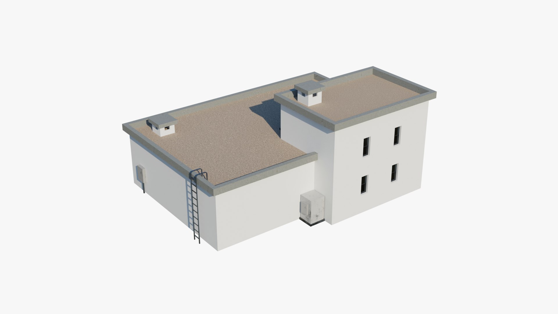 Rooftop Exit 3D Model - TurboSquid 2080537