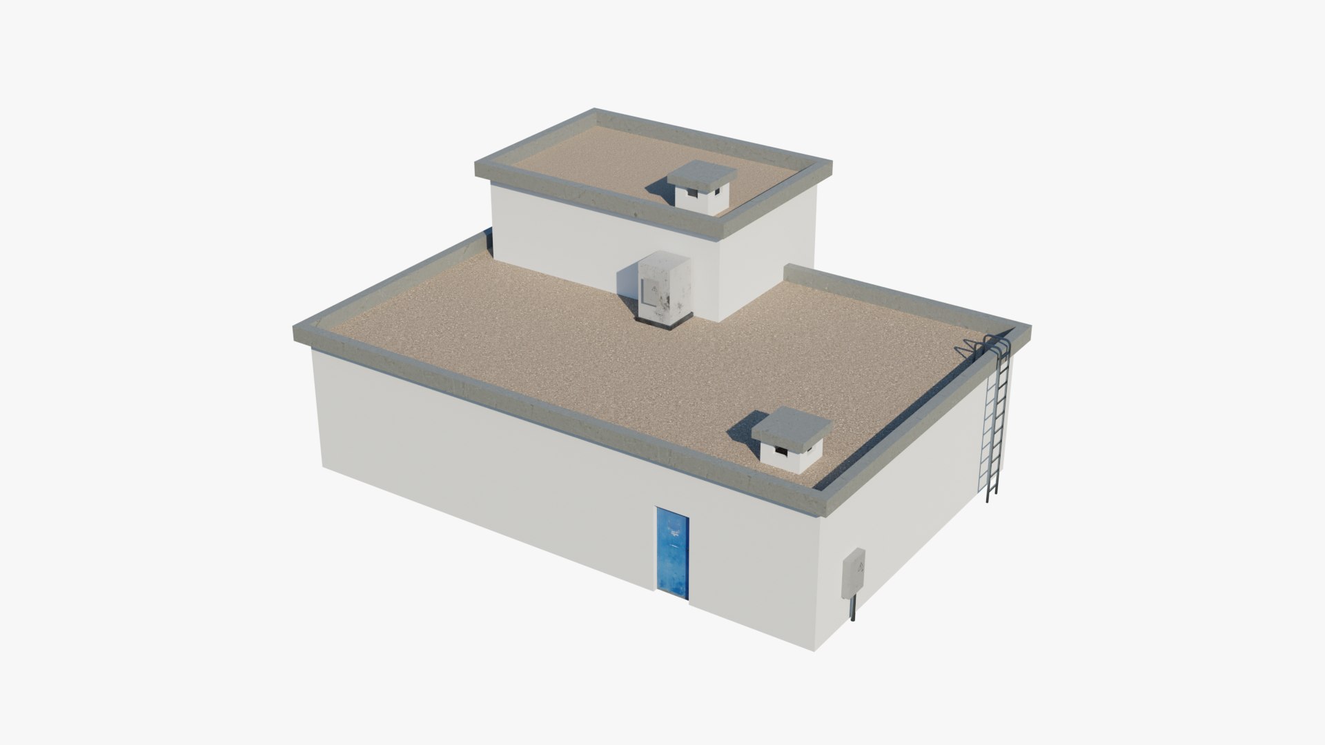 Rooftop Exit 3D Model - TurboSquid 2080537