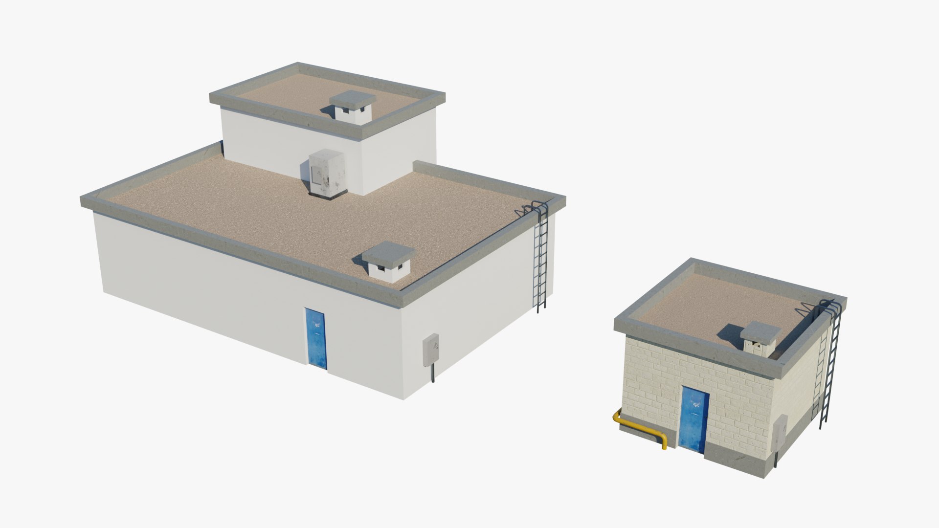 Rooftop Exit 3D Model - TurboSquid 2080537