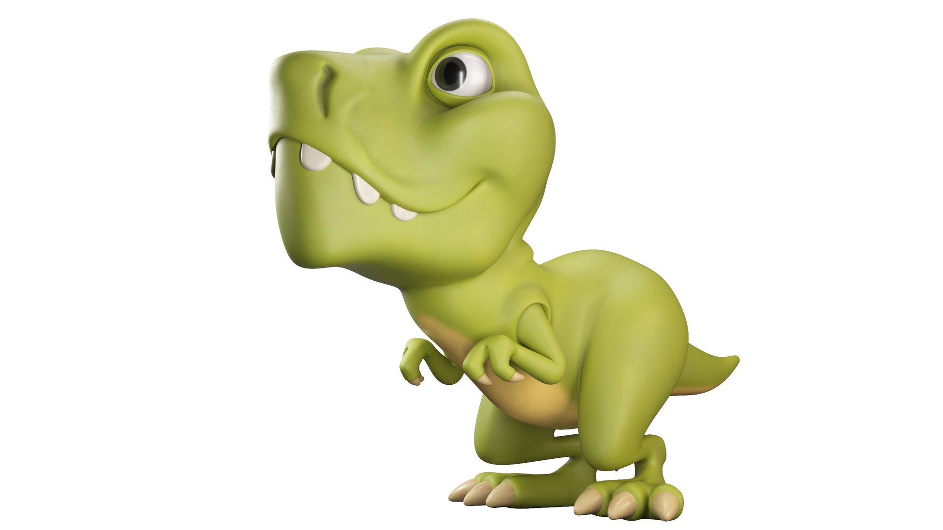 Cartoon Dinosaur T Rex 3D Model - TurboSquid 2022683