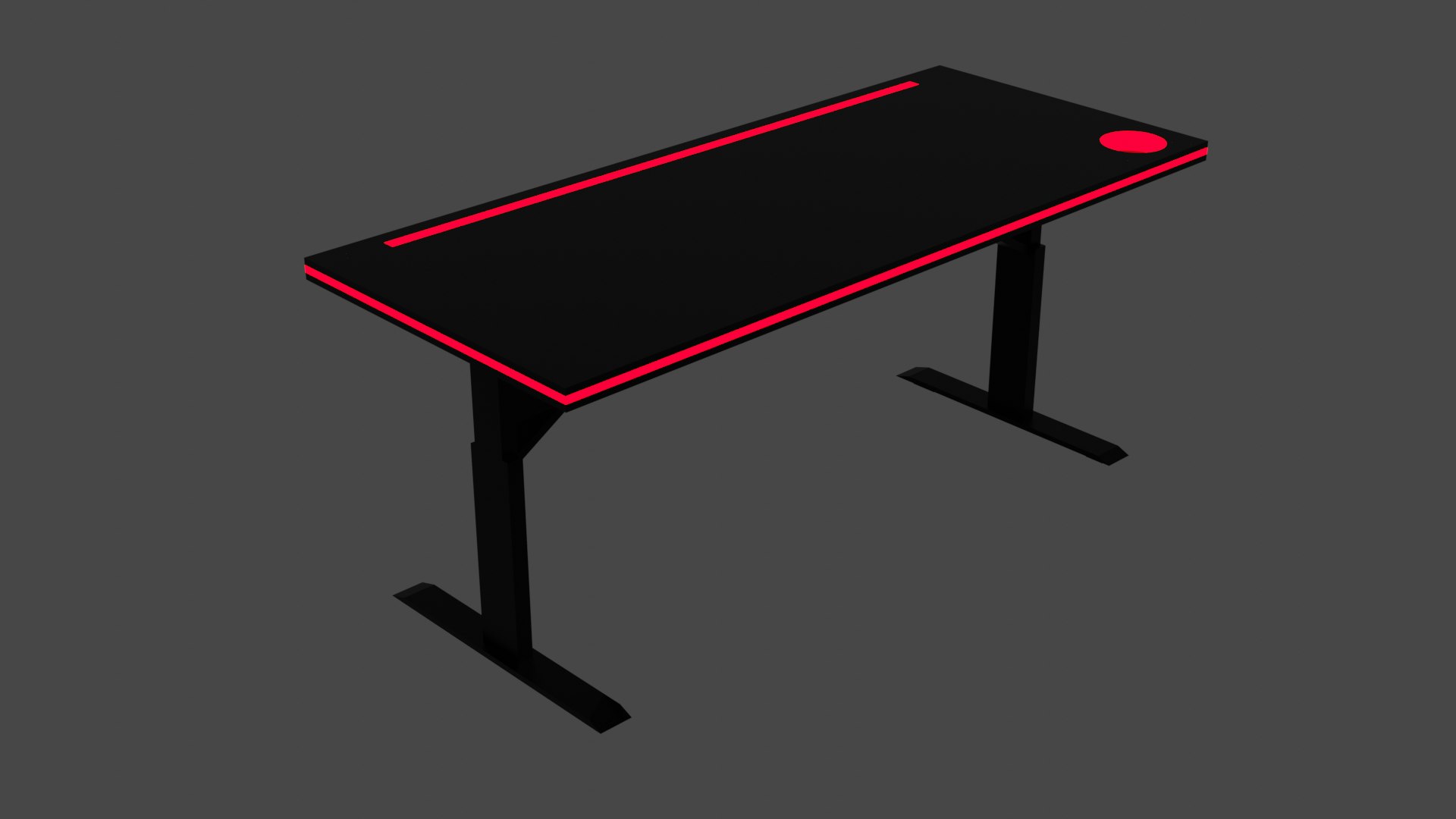 3D Gamer Table - TurboSquid 2243783