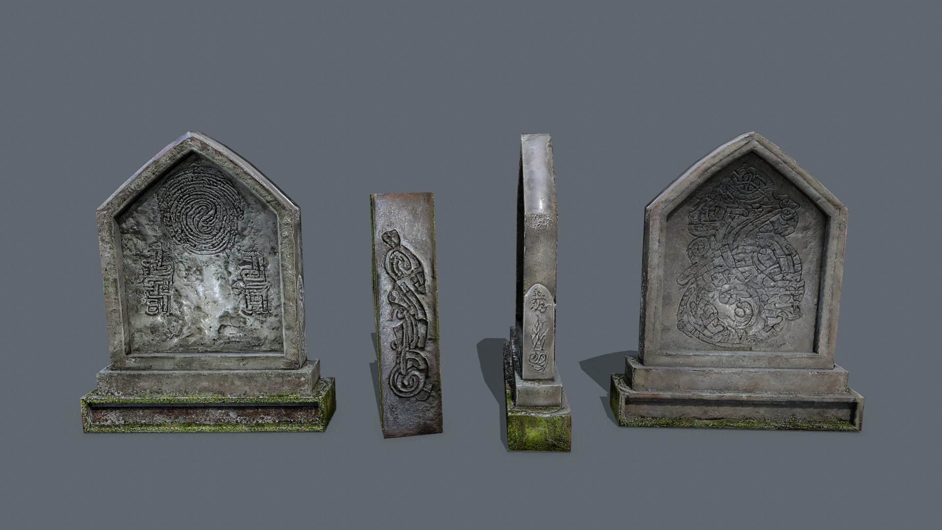 3D Tombstone Model - TurboSquid 2202670