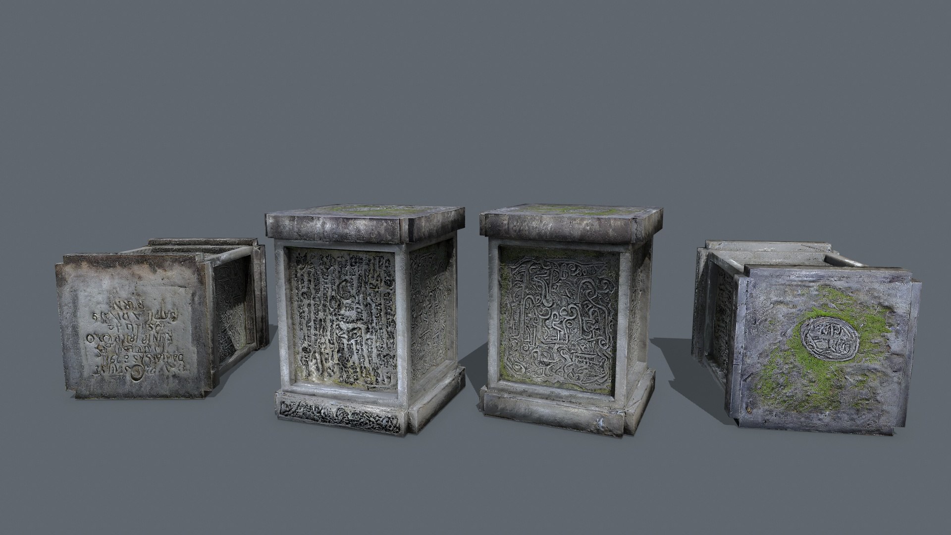 3D Tombstone Model - TurboSquid 2202670