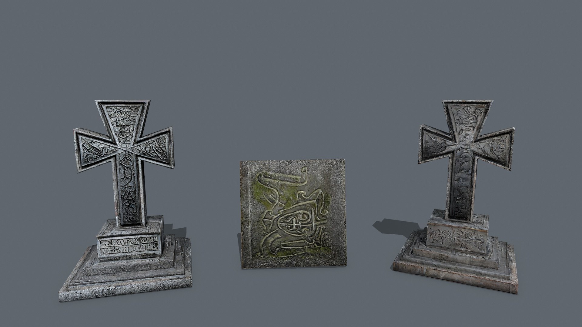 3D Tombstone Model - TurboSquid 2202670