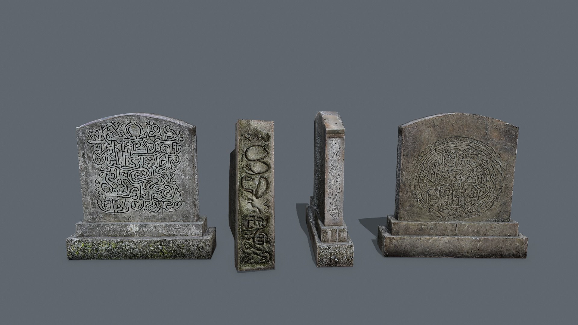 3D Tombstone Model - TurboSquid 2202670