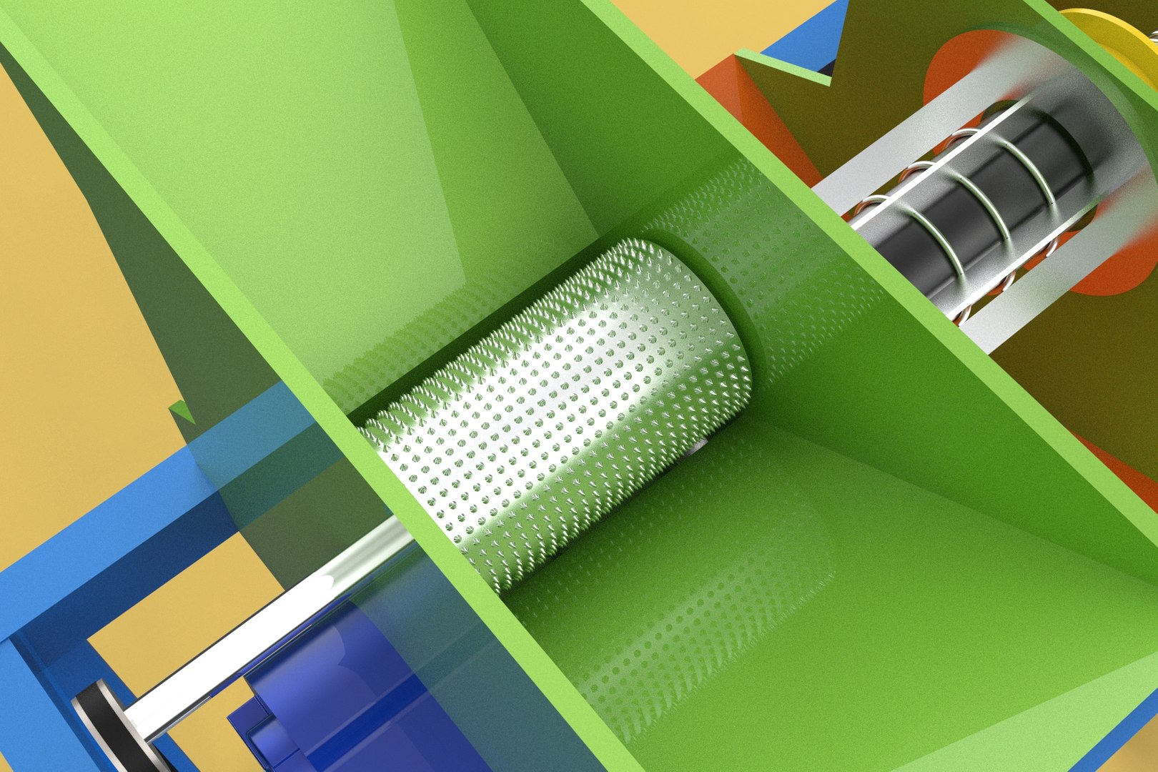 3D COCONUT EXTRACTOR MILK SQUEEZER PRESS JUICER 3D Model Model ...