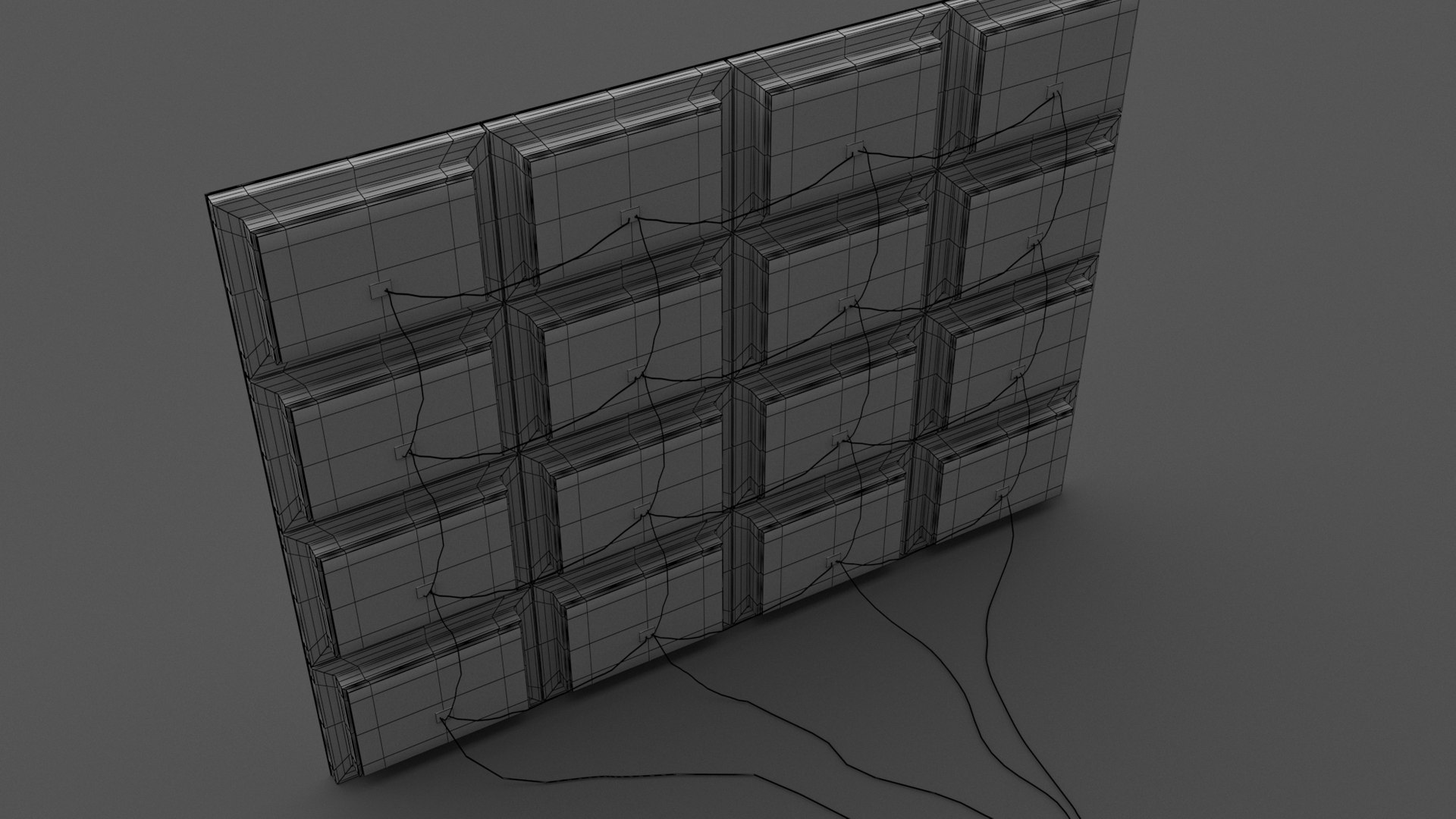 3D Led Screen Panel - - TurboSquid 1653617