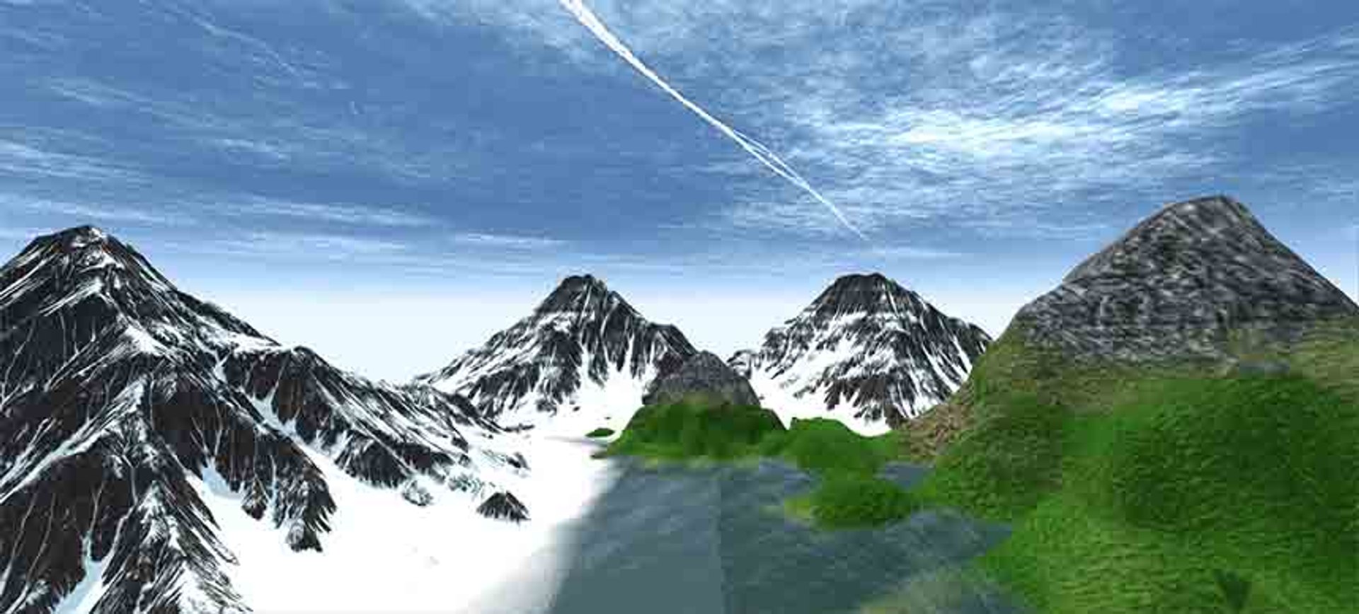 Mountain Realistic Pack 3d Model