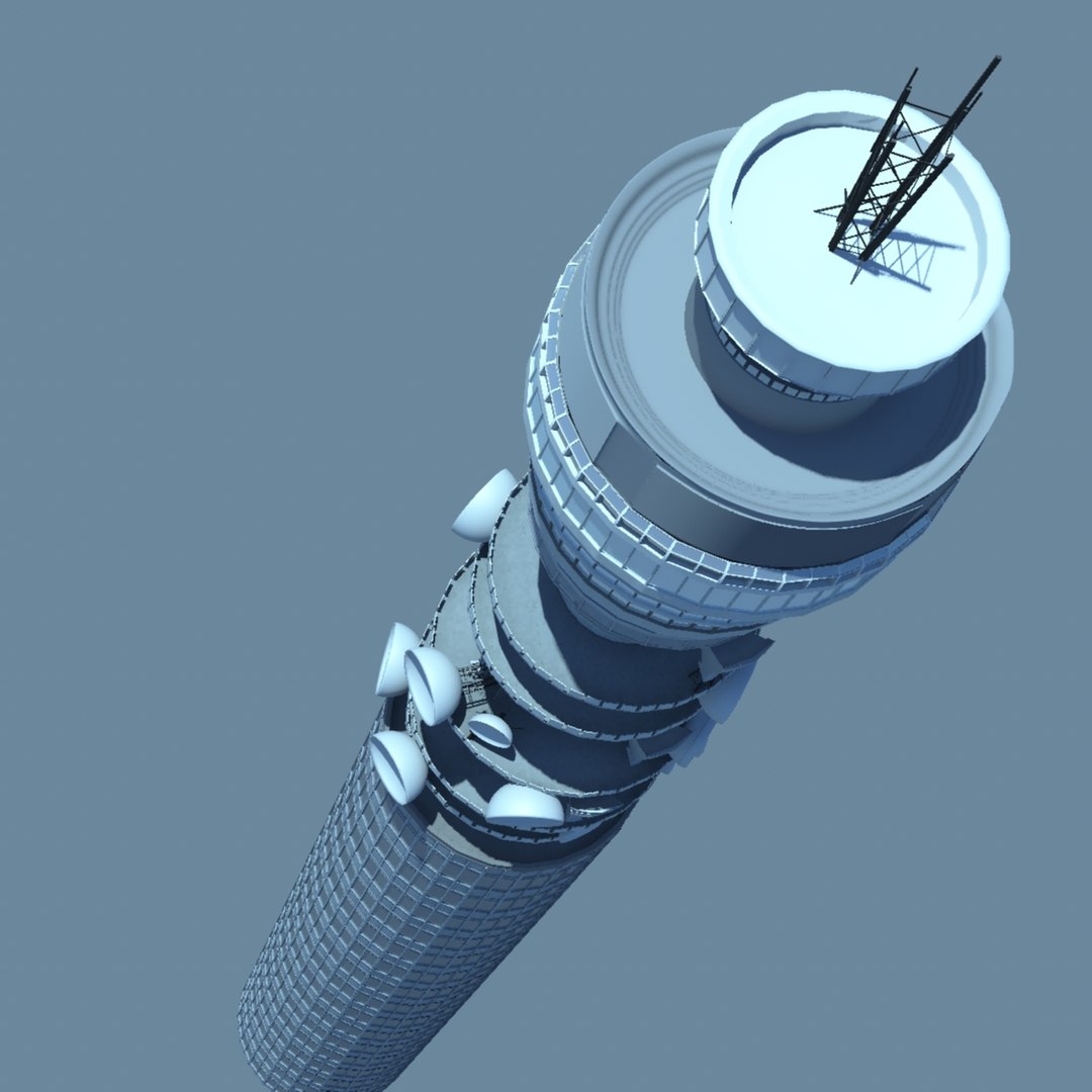 3d London S Bt Tower Model