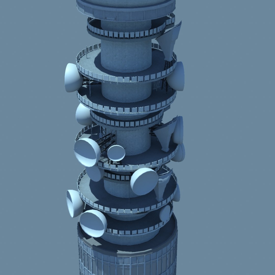 3d London S Bt Tower Model
