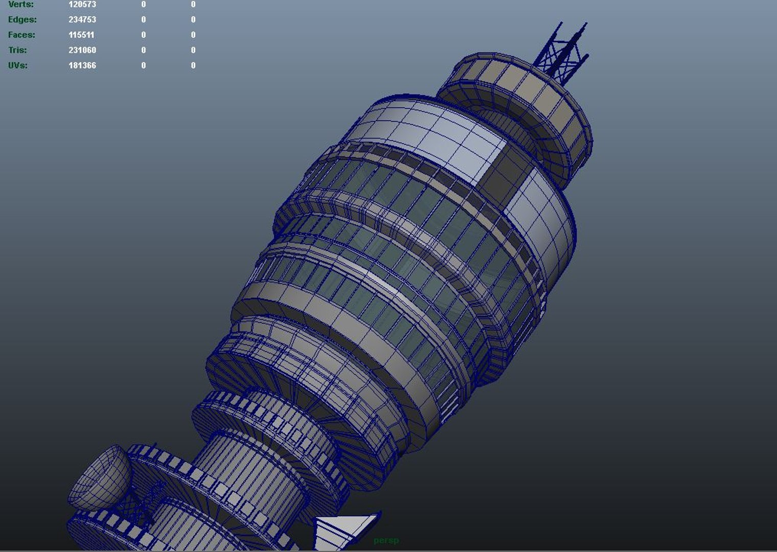 3d London S Bt Tower Model