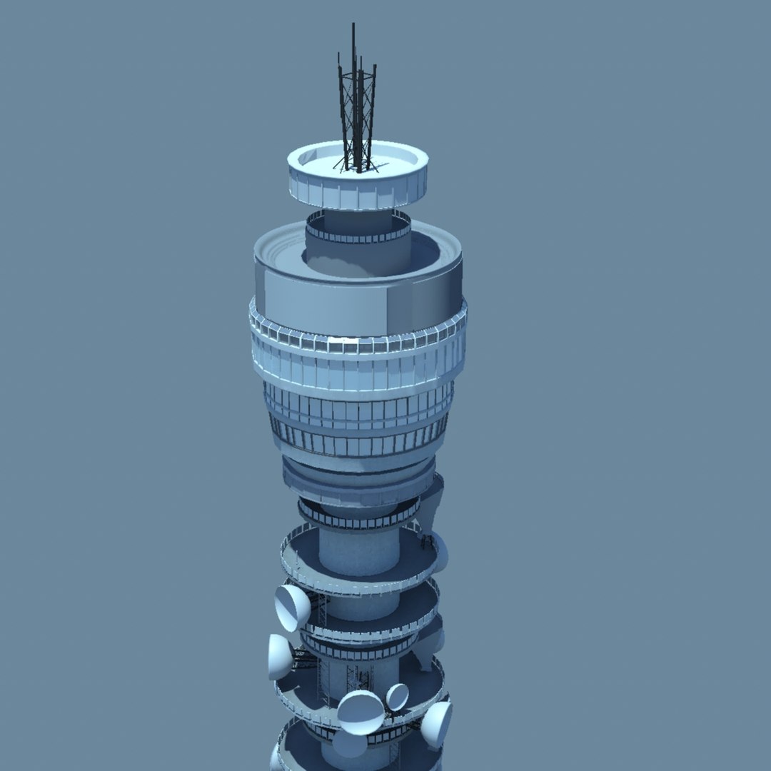 3d London S Bt Tower Model